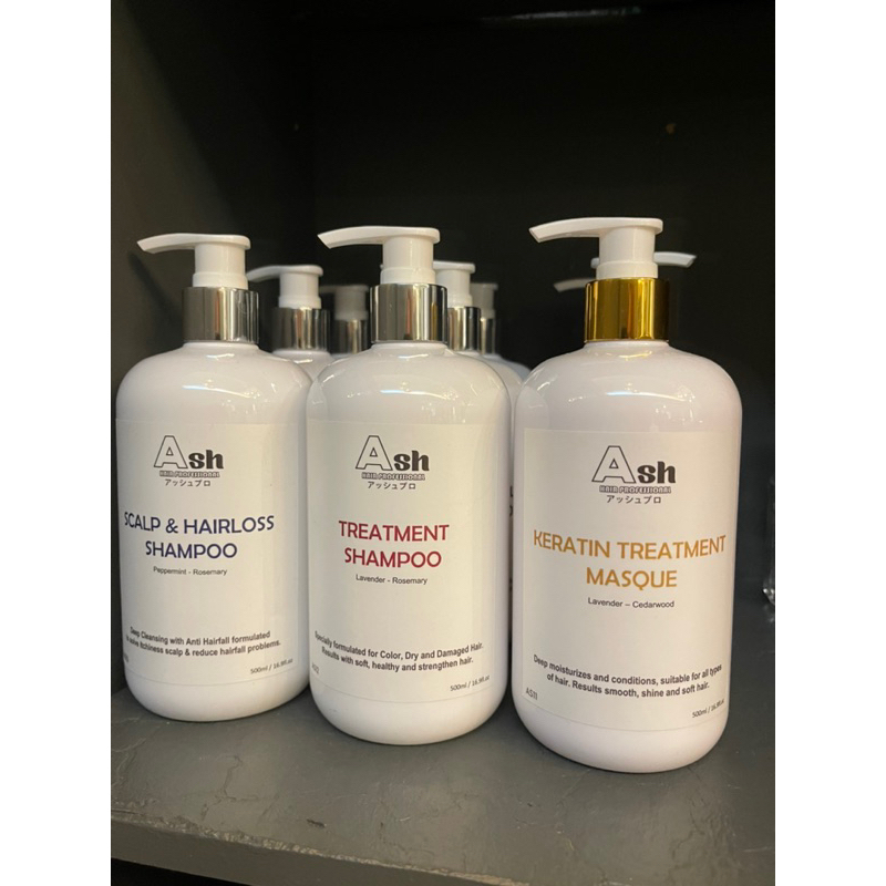 ASH Japan Treatment / Scalp & Anti Hair Fall Shampoo & Keratin ...