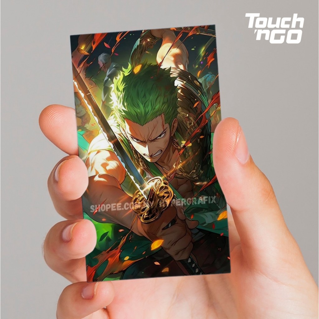 **ZORO ONE PIECE** (Design 1) - Touch n Go Card Sticker Cover ...