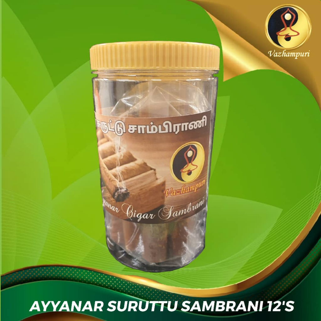 Vazhampuri's Ayyanar Suruttu Sambrani 12'S | Shopee Malaysia