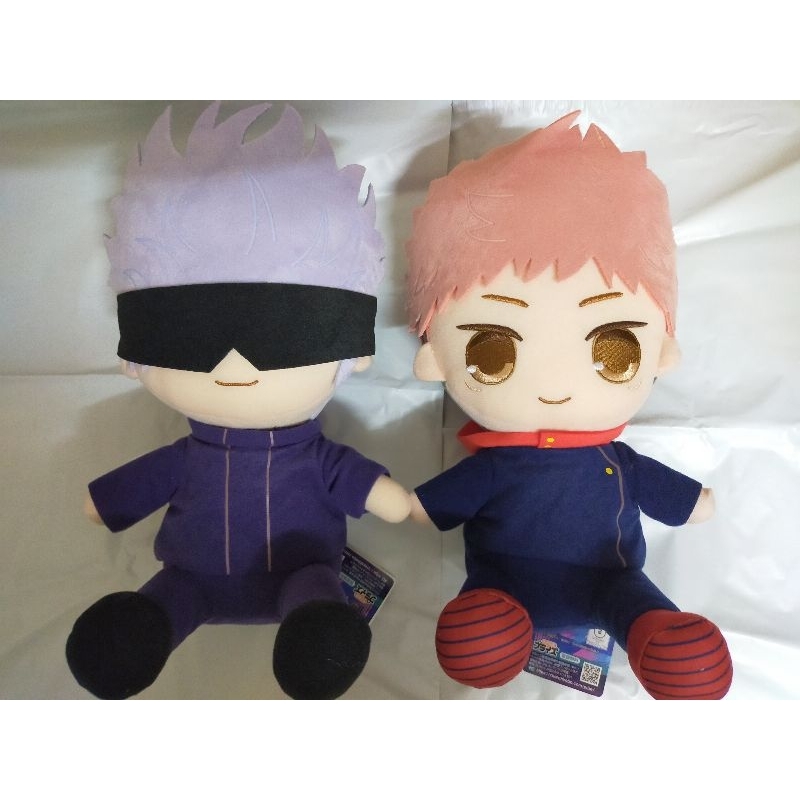 Original BIG Jujutsu Kaisen Sitting Plush FuRyu Gojo Satoru Plushie ...