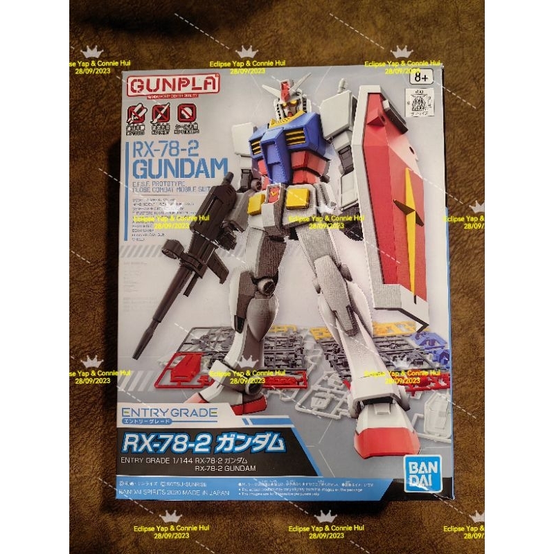 [Ready Stock] Bandai Gunpla Plastic Model Kit Enter Grade EG 1/144 RX ...