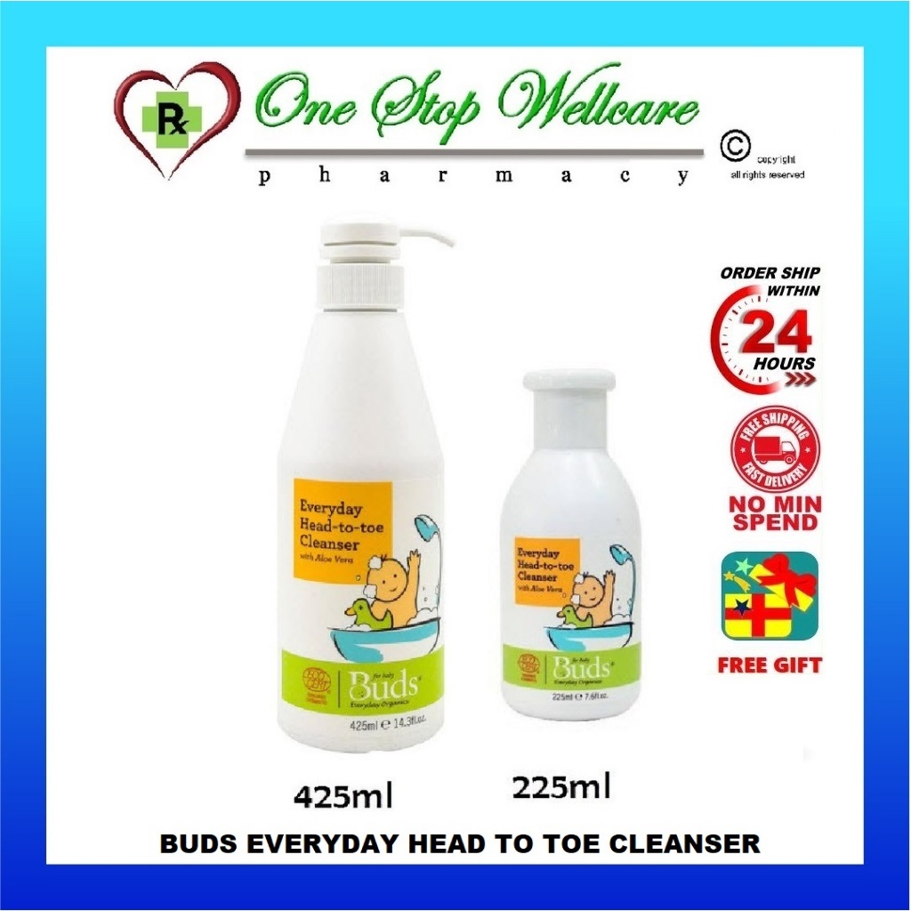 BUDS EVERYDAY HEAD TO TOE CLEANSER 225ML / 425ML | Shopee Malaysia