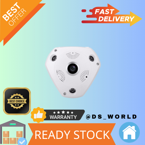 Smart Full High Definition 4MP IP Surveillance Camera Panoramic 180 360 Degree ONVIF 4MP IP Fish ...