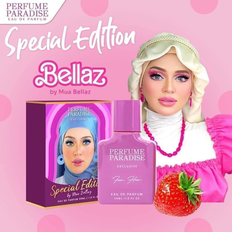 PERFUME PARADISE COLLAB MUA BELLAZ / NELYSA 30ML 🔥🔥 | Shopee Malaysia