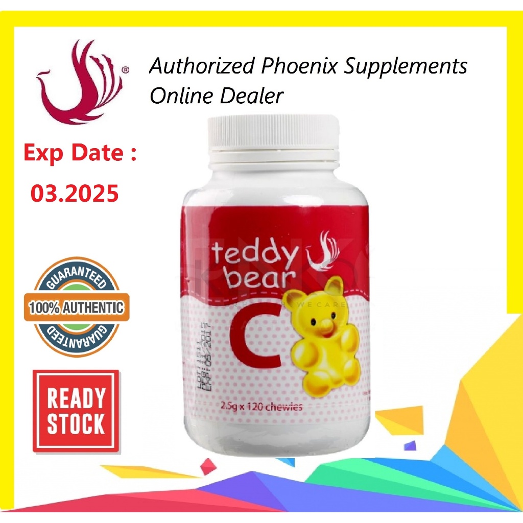 Phoenix Teddy Bear C Gummy 120s | Shopee Malaysia
