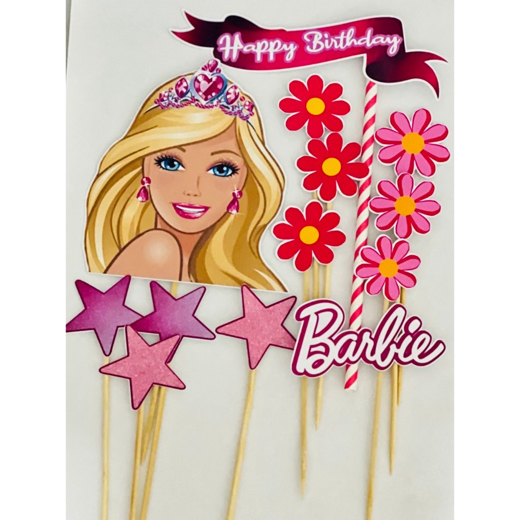 Barbie Topper Cake Latest | Shopee Malaysia