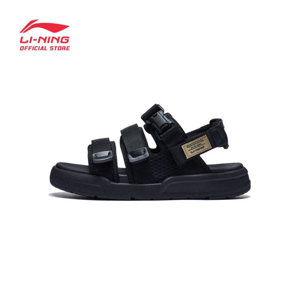 Li-Ning Coca Sandals - Black AGUT009-1 | Shopee Malaysia