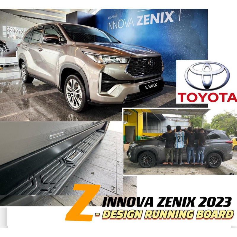 TOYOTA INNOVA ZENIX 2023 Z-DESIGN ORIBOARD OEM RUNNING BOARD | Shopee ...
