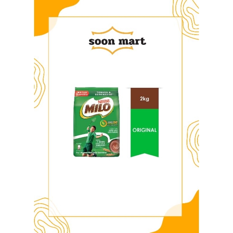 NESTLÉ MILO CHOCOLATE MALT POWDER Soft Pack 2kg | Shopee Malaysia