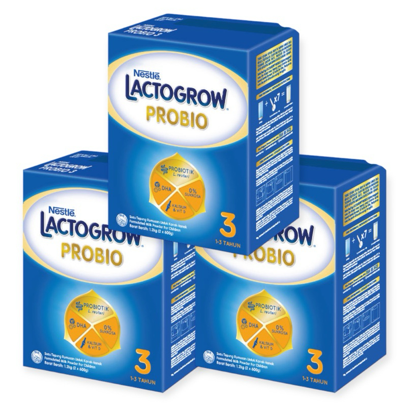 LACTOGROW STEP 3 (1.2kg X 3 Boxes) | Shopee Malaysia