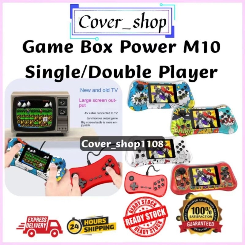 [Ready Stock] Game Box Power M10 Game Boy Single/Double Player Support ...
