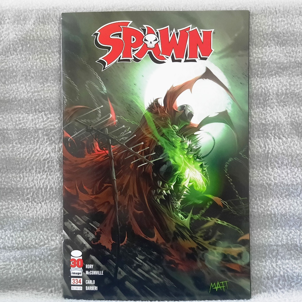 Spawn #334 (Image Comics) Todd McFarlane, Rory McConville, Carlo Barberi | Shopee Malaysia