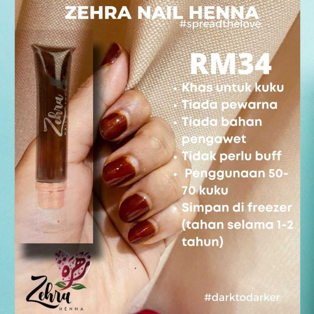 Zehra Nail Henna - Inai | Shopee Malaysia