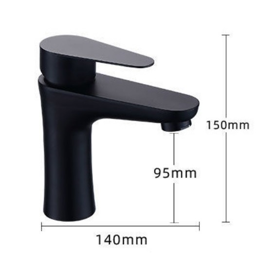 SUS304 Lever Type Heavy Duty Single Cold Tap Basin Tap Bathroom Tap ...