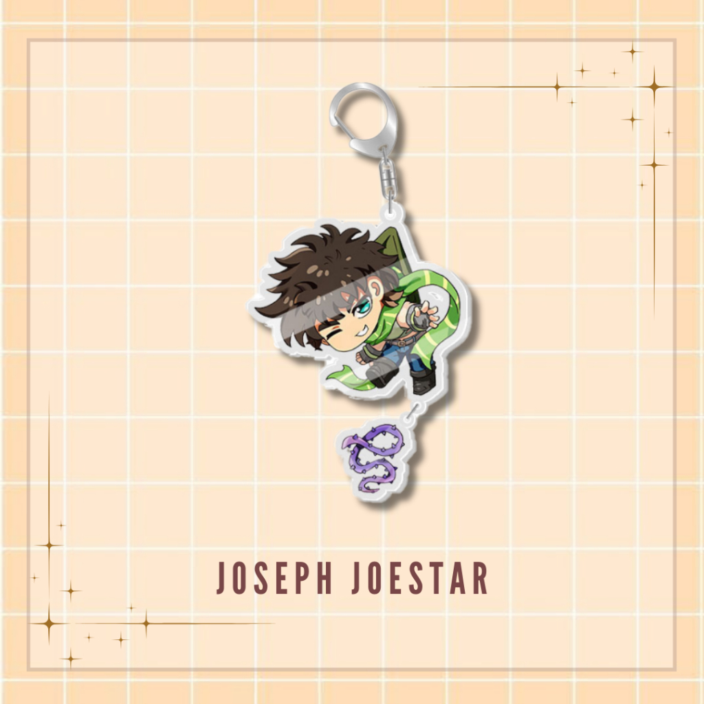JoJo's Bizarre Adventure Acrylic Keychain Merchandise Pendant Souvenir ...
