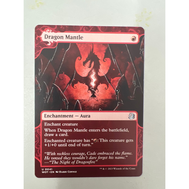 Magic The Gathering Dragon Mantle (Enchanting Tales)(WOT) | Shopee Malaysia