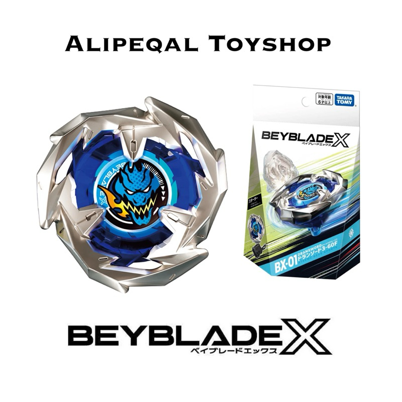 BX-01 Starter Dran Sword 3-60F Beyblade X Original Takara Tomy | Shopee ...