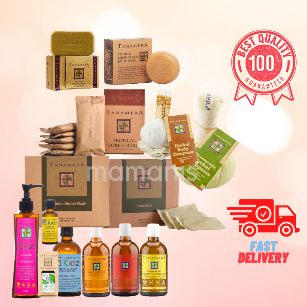 🔥SALES!🔥 Tanamera Brown soap Herbal bath Virgin coconut Oil Set Pantang ...