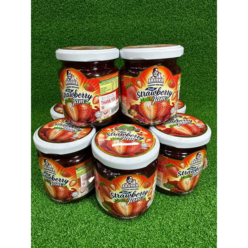 Strawberry Jam From Cameron Highlands🍓（Extra Fruits） | Shopee Malaysia