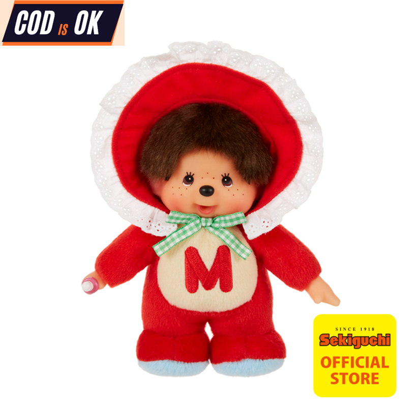 Sekiguchi Retro Monchhichi S Size Red H 20cm Sahih CNY Hari Valentine ...