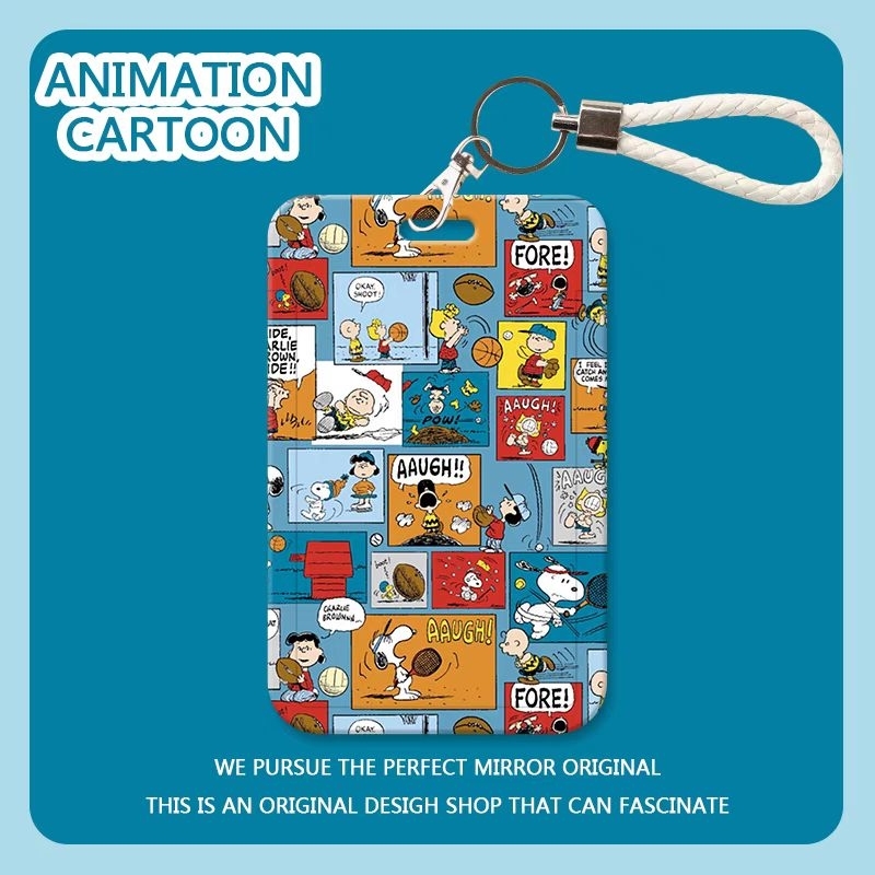 Snoopy card holder snoopy Access card holder snoopy tag holder student ...
