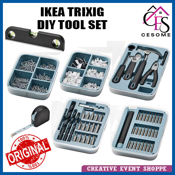IKEA 💯Original ikea TRIXIG Tools Series DIY Craftsman's Tools Set ...