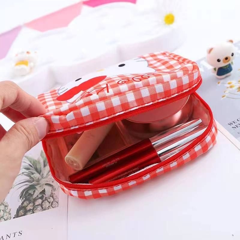 Supercute Sanrio napkin bag makeup base bag for women kawaii super ...