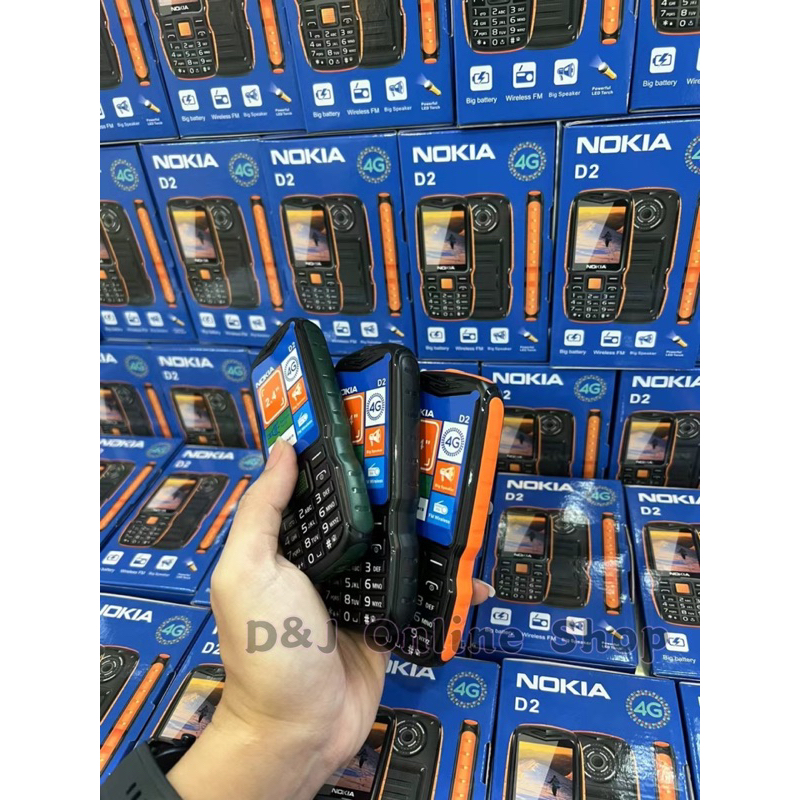 Nokia D2 - Brand New - 4G LTE - Big Battery - Dual Sim Basic Phone ...
