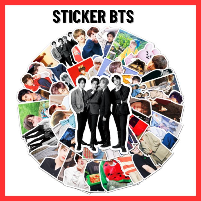 Sticker BST 48 Keping Waterproof KPOP Stickers Pelekat Mixed Random ...