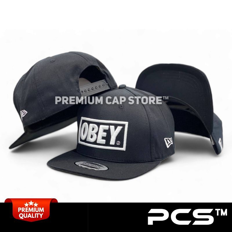 🔥𝑵𝑬𝑾 𝑨𝑹𝑹𝑰𝑽𝑨𝑳🔥 Men Snapback Cap Hat Topi Lelaki Dewasa OBEY BLACK NEW ...