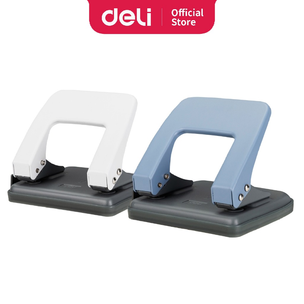 Deli 2-Hole XL Paper Puncher Punch Besar (6mm x 80mm/max. 20 Sheets x ...