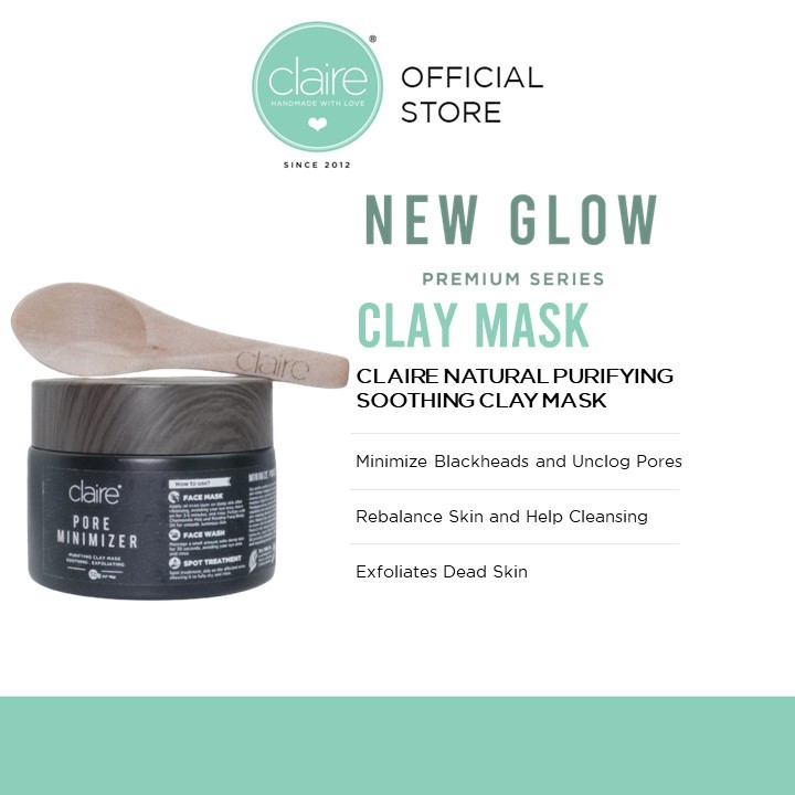Claire Organics Pore Minimizer Clay Mask (30g/50g) | Shopee Malaysia
