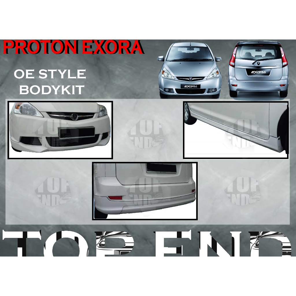 PROTON EXORA 2009-2012 OEM LOOK BODYKIT (OEM) SKIRT LIP FOR EXORA OE ...