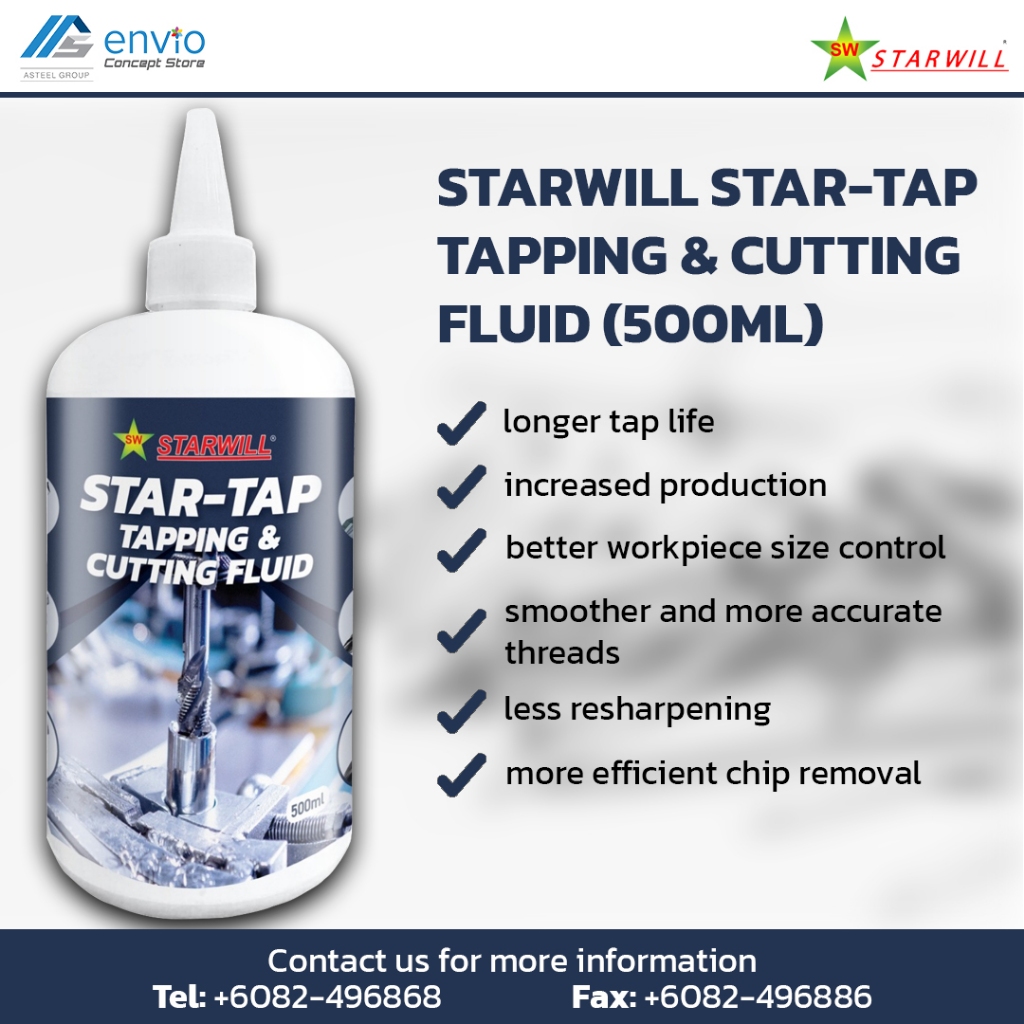Starwill Star-Tap Taping & Cutting Fluid (500ml) | Shopee Malaysia