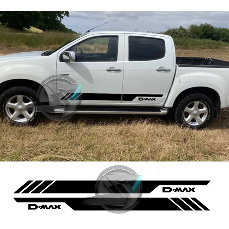 (Ready Stock) S1165# Isuzu Dmax Car Body Stripe Vinyl Decal Sticker ...