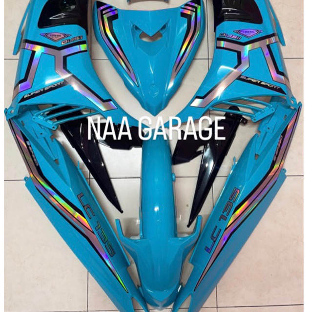 COVERSET SKY BLUE LINE RAINBOW LC 135 V4-V5-V6-V7 | Shopee Malaysia