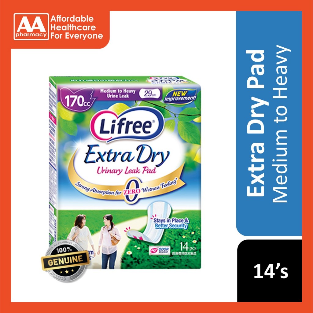 Lifree Lady Extra Dry Pad 170cc 14's | Shopee Malaysia