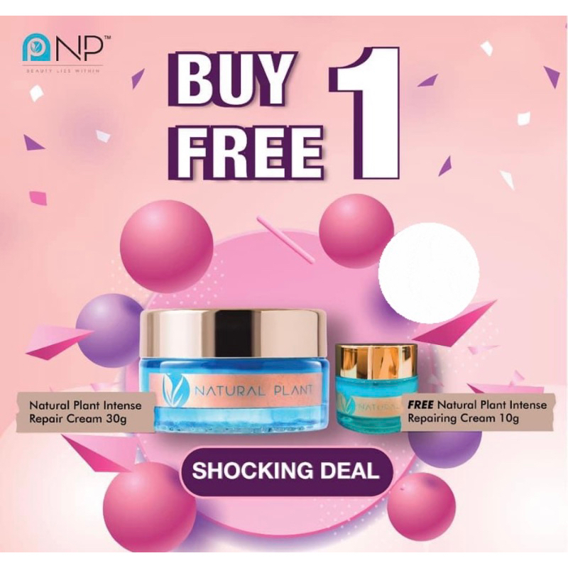 NP Cream Intense Repairing Cream 30g Free Essence 20ml full size ...