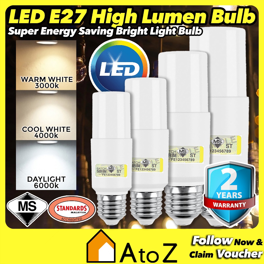 (SIRIM) LED STICK LED 5W/10W/18W/20W [E27] LED Stick Bulb Light LED Ceiling Light Mentol LED ...