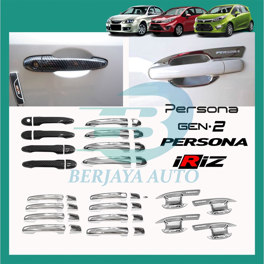 Proton Persona Gen2 Iriz Krom Karbon Penutup Pemegang Pintu Luar Kereta ...