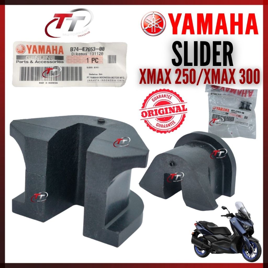 XMAX 250 300 XMAX250 XMAX300 Slider Pully Roller Ori Pulley U Clip Klip ...