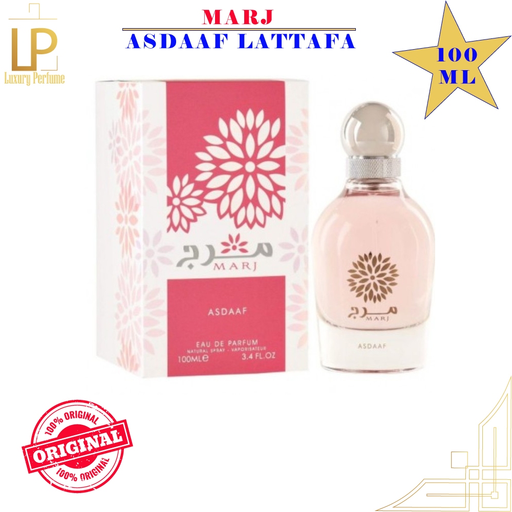 MARJ FOR MEN & WOMEN 100ML 100% AUTENTIC EAU DE PERFUME SPRAY BY ASDAAF ...