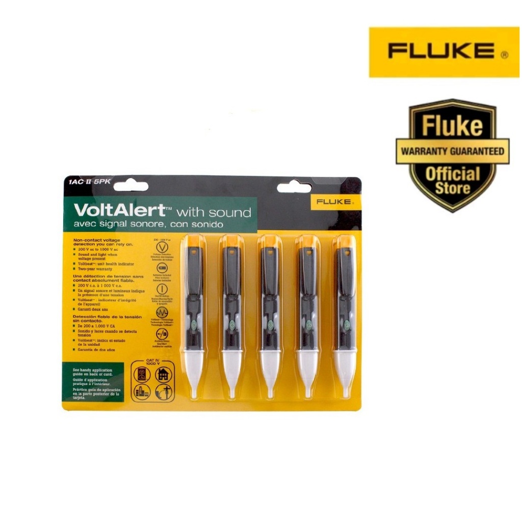 Fluke 1AC II VoltAlert™ 5-pack 90 V AC to 1000 V AC | Shopee Malaysia
