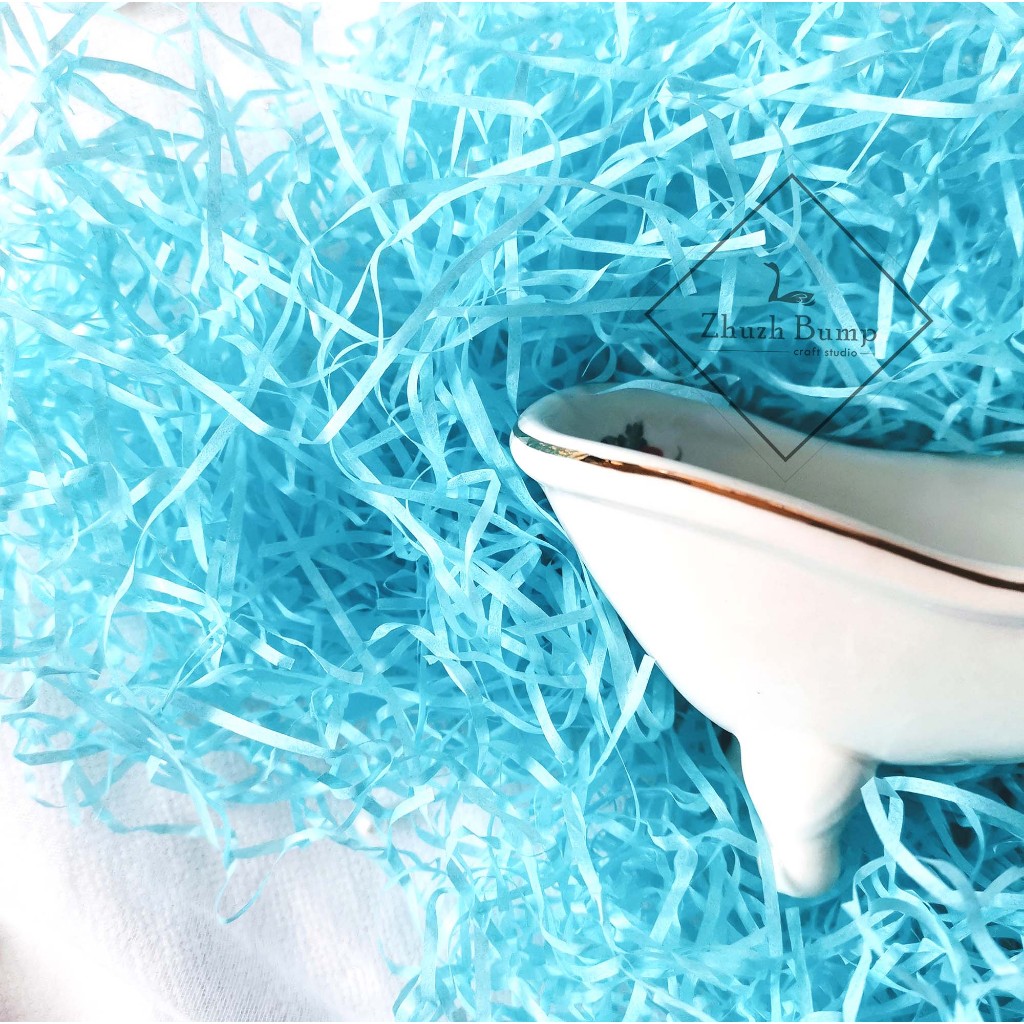 Shredded Paper Packaging Filler Gift Box Insert (20 grams) | Shopee ...