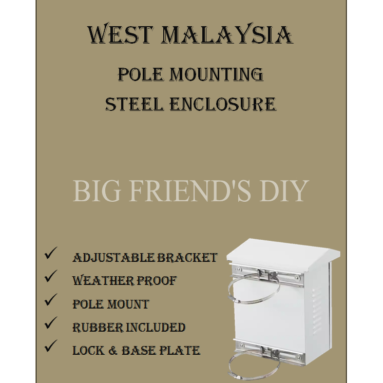 IP65 Weatherproof enclosure pole mount box distribution box panel ...