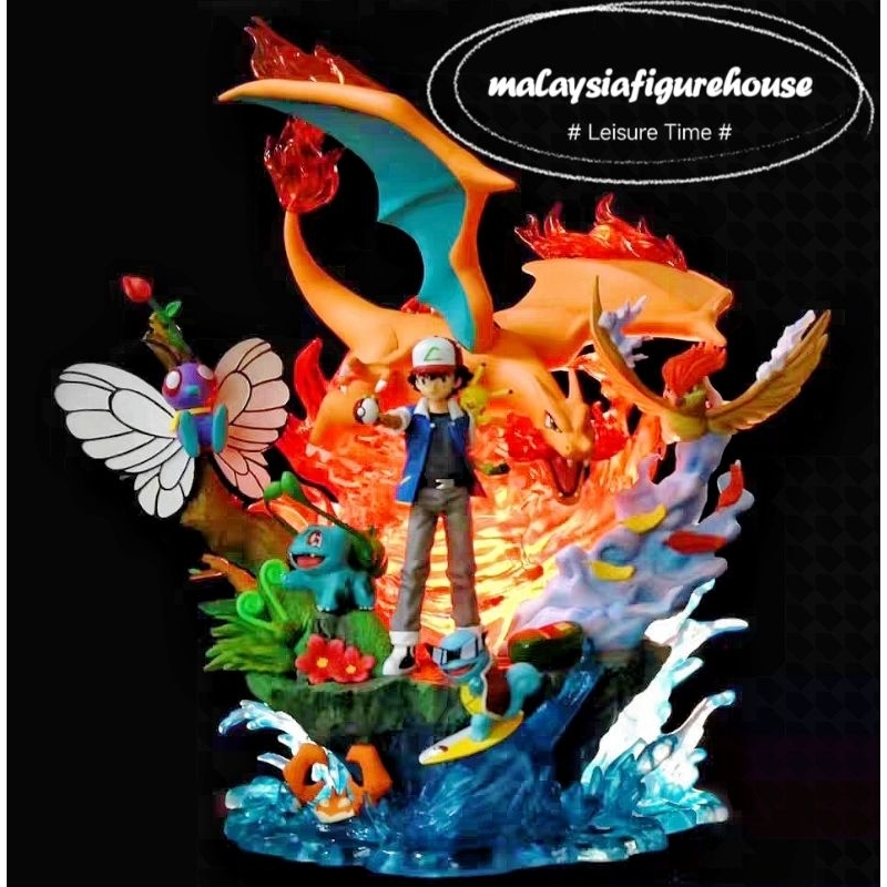 🔥READY STOCK🔥41CM POKEMON EGG ASH KETCHUM CHARMANDER BLASTOISE VENUSAUR ...
