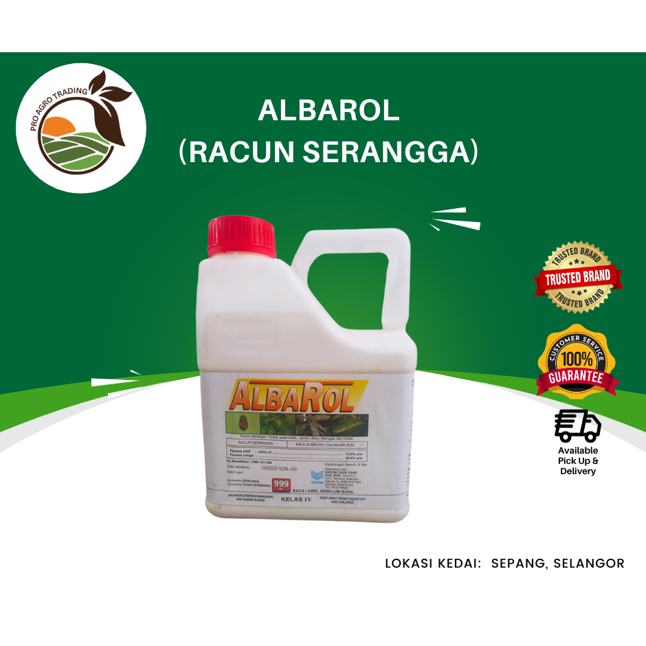 RACUN SERANGGA ALBAROL (WHITE OIL) **4 LITRE** | Shopee Malaysia