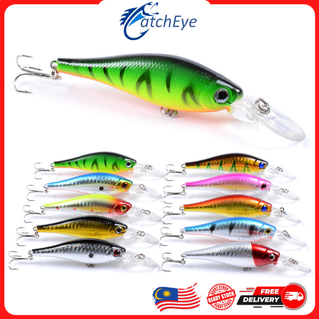 Gewang Siakap Killer, Umpan Casting Siakap, Floating Minnow Fishing ...