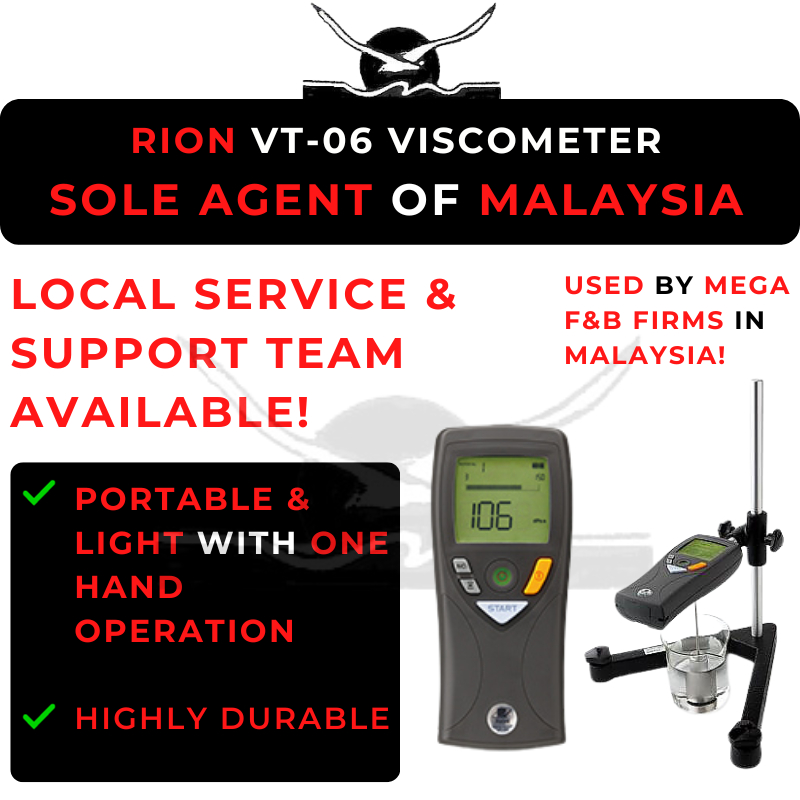 RION/JAPAN Viscometer with Portable/One Hand Operation of Uni-Cylinder ...