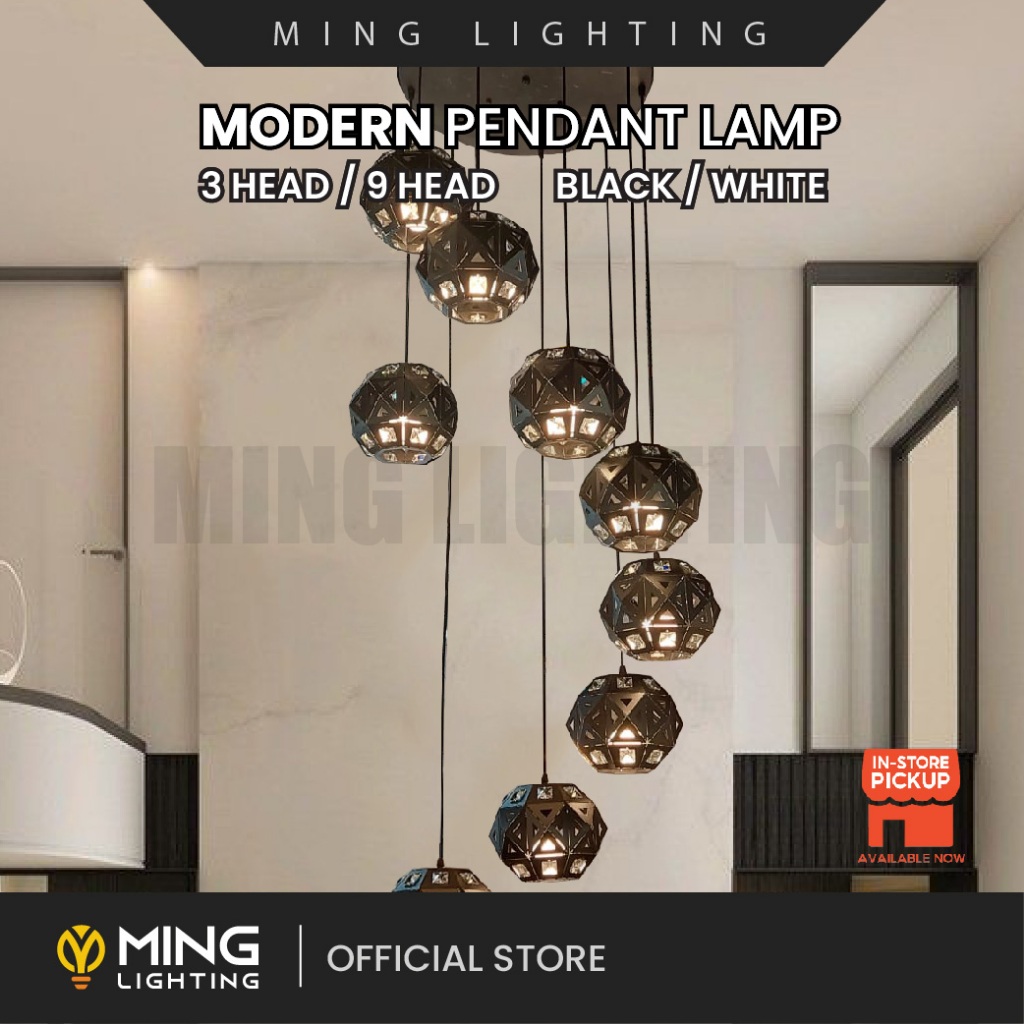 Modern Pendant Lamp 10306/9 Pendant Light LED Lighting Light Bulb ...